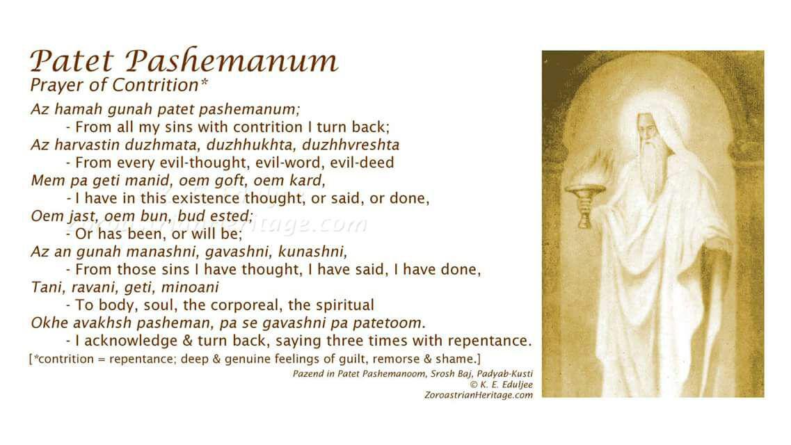 Today is Pateti - Zoroastrians.net