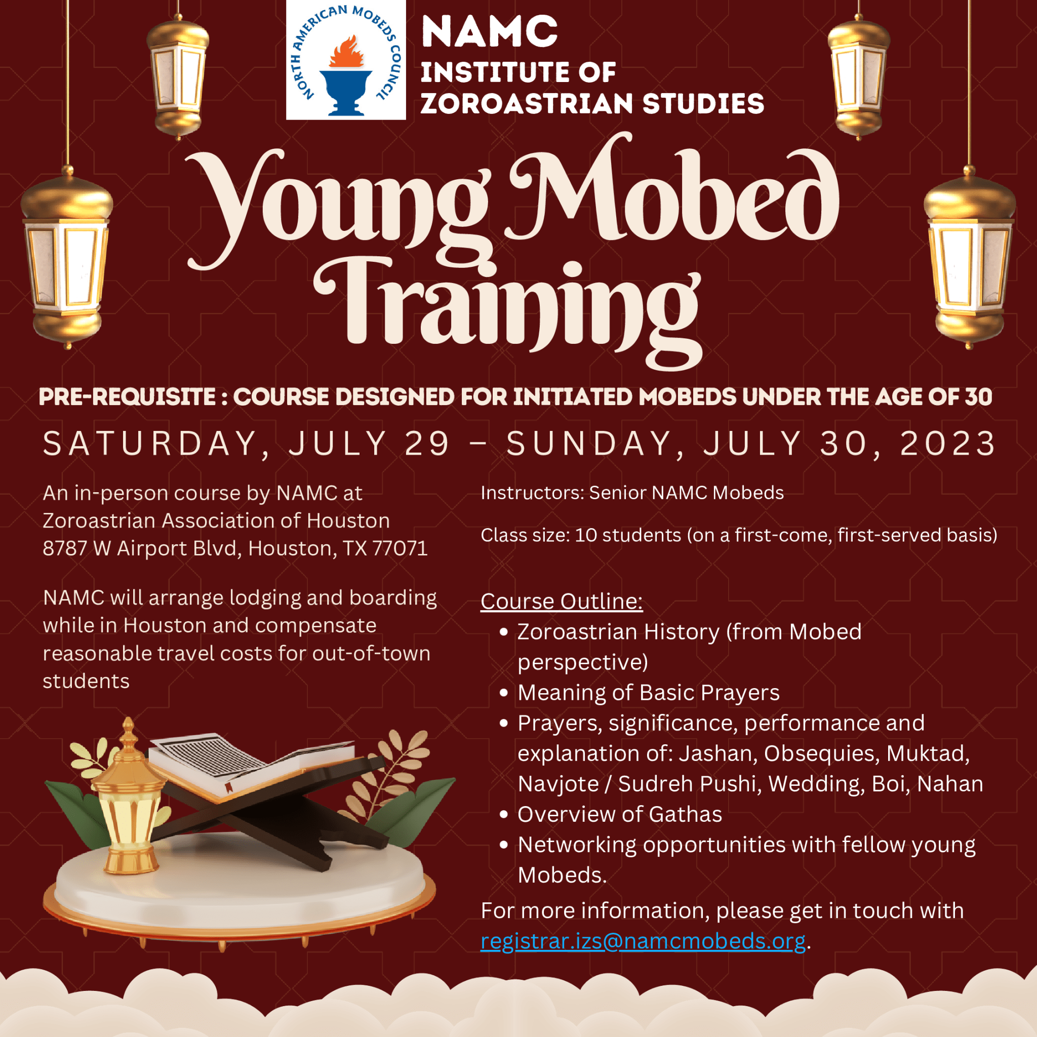 NAMC Institute of Zoroastrian Studies - Young Mobed Training ...