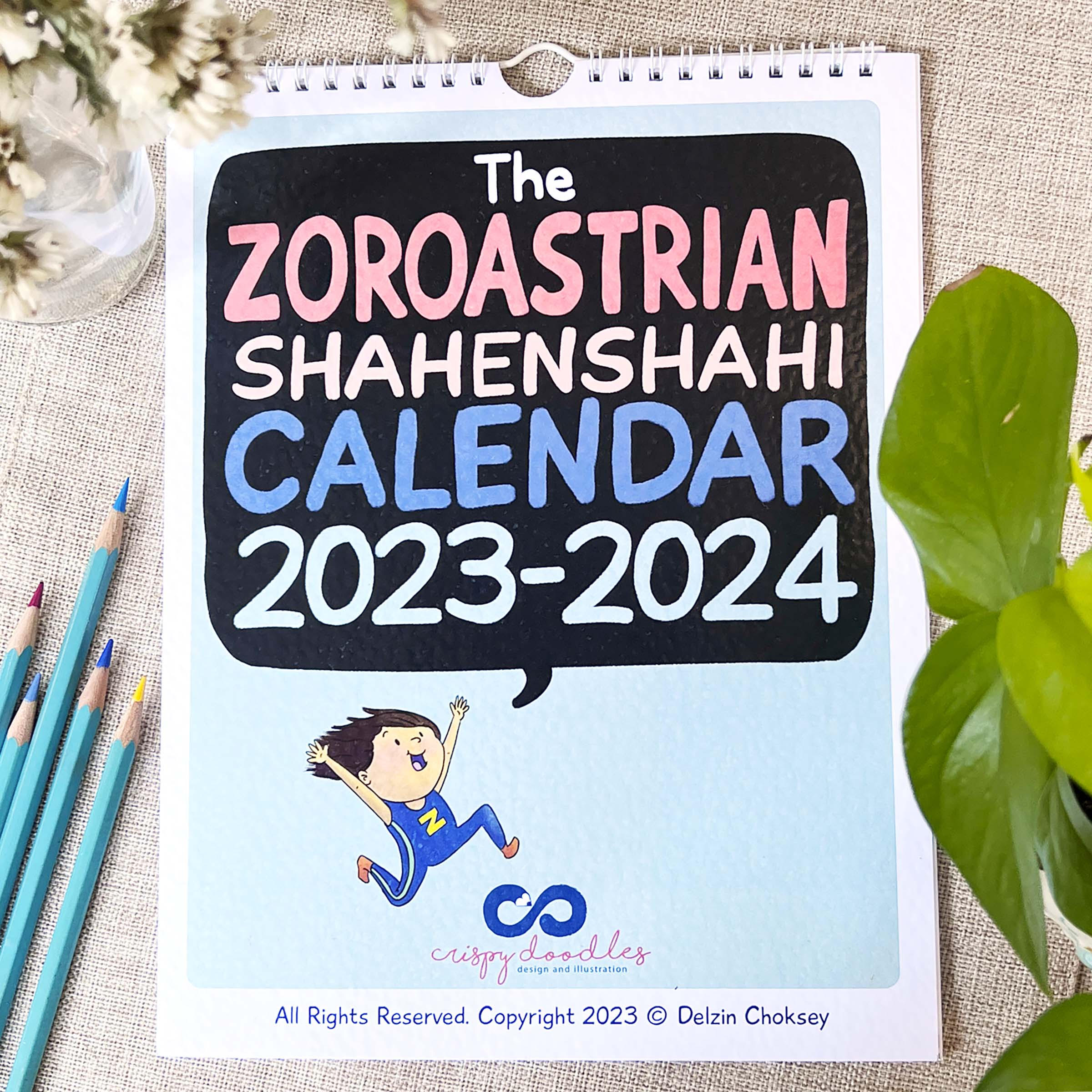 The Zoroastrian Shahenshahi (Parsi) calendar 2023-2024 is here ...