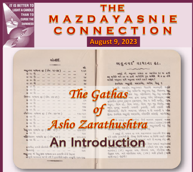 The Gathas of Asho Zarathushtra - An Introduction - Zoroastrians.net