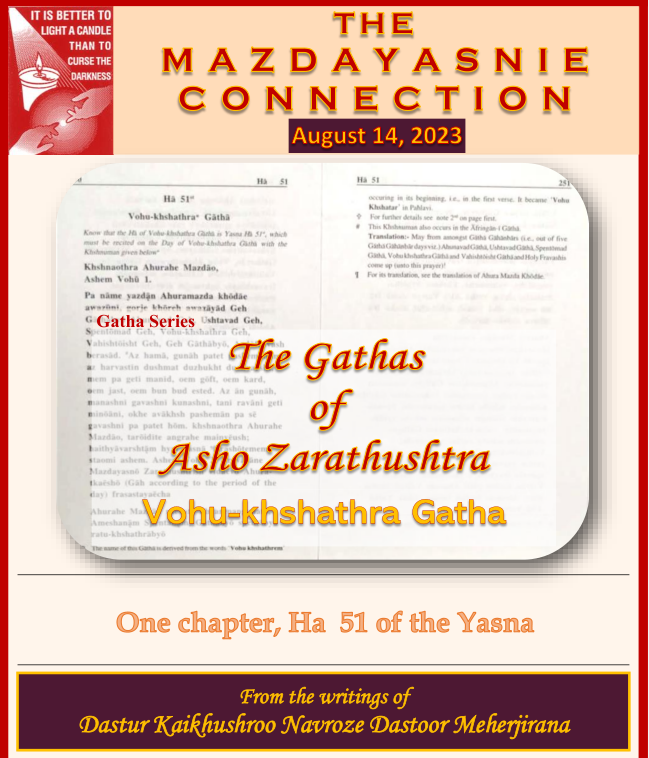 Gatha Series - Vohu-khshathra Gatha - Zoroastrians.net