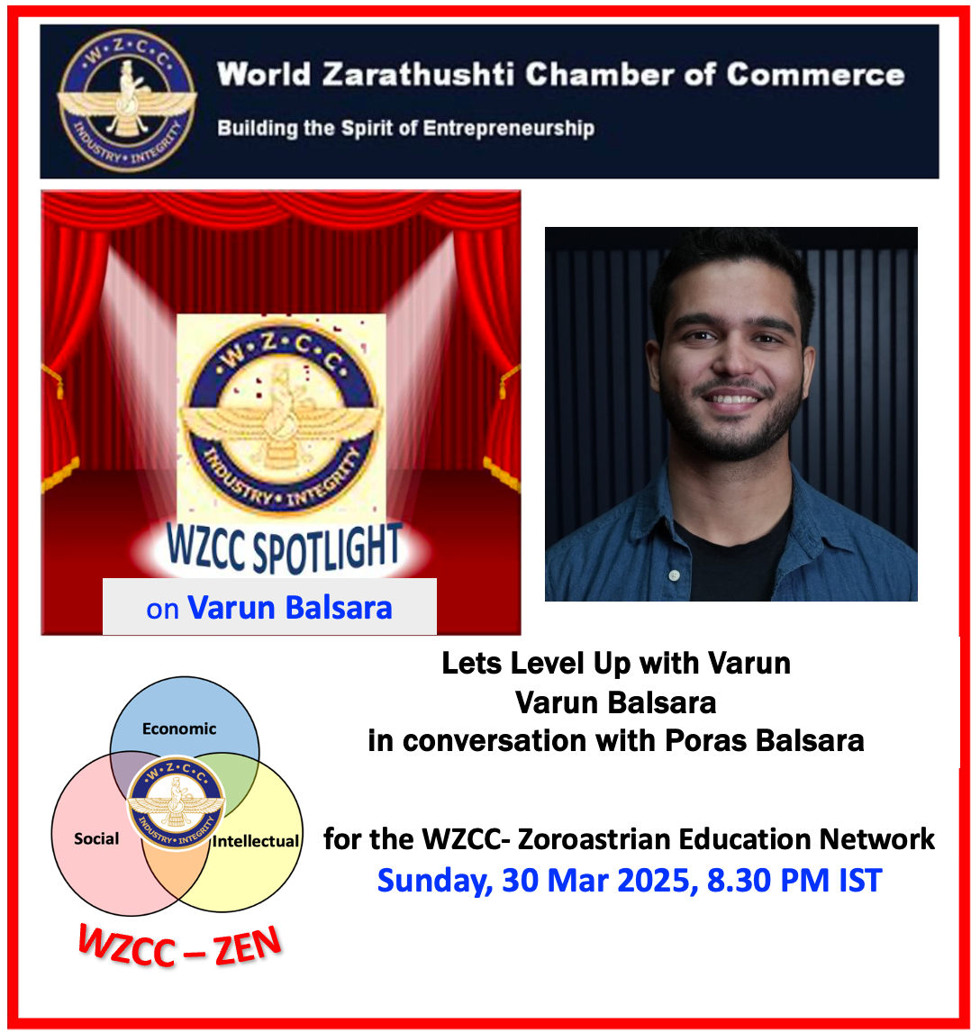 Varun Balsara in conversation with Poras Balsara - Zoroastrians.net