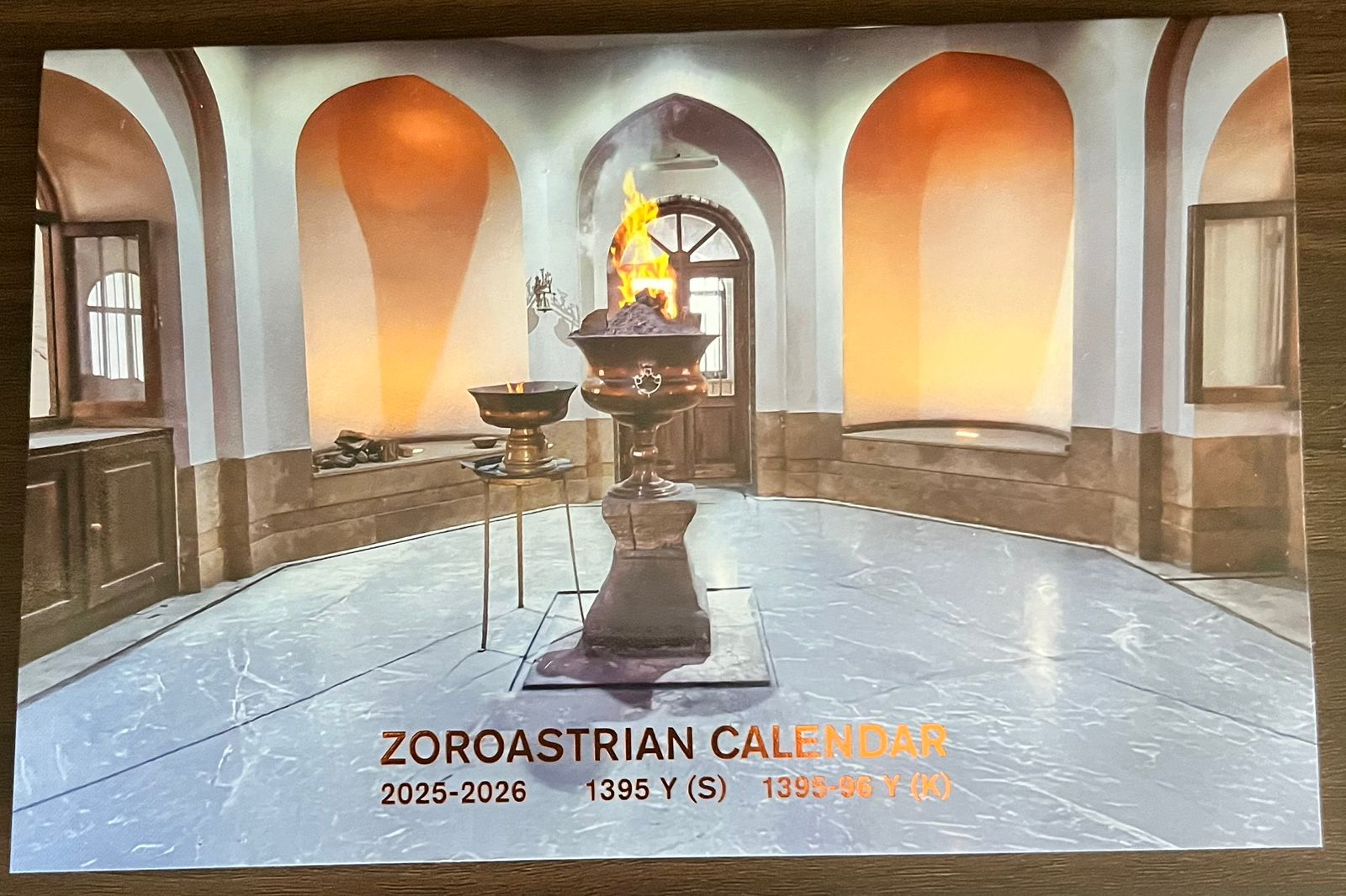 Zoroastrian calendar booklets in English for 2025-2026 - Zoroastrians.net